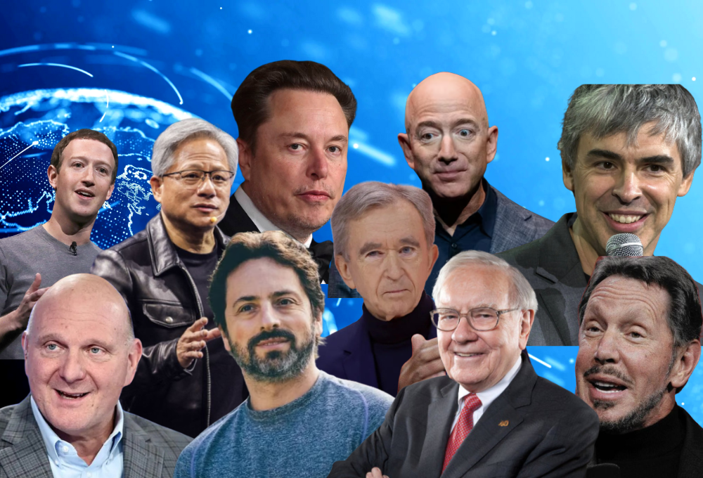 Top 10 Billionaires Who Control $1.9tn Wealth in The World